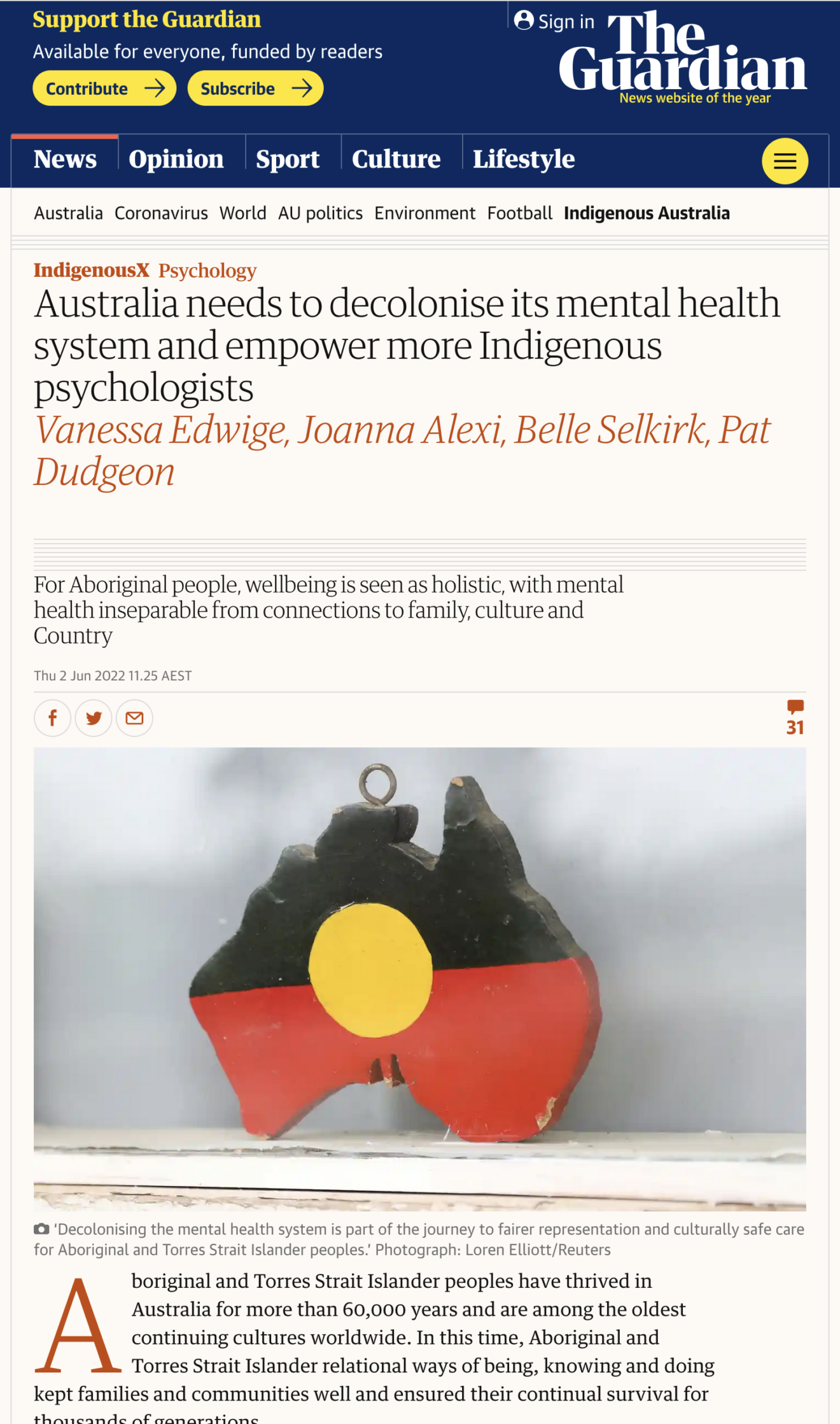 "Australia needs to decolonise its mental health system and empower ...